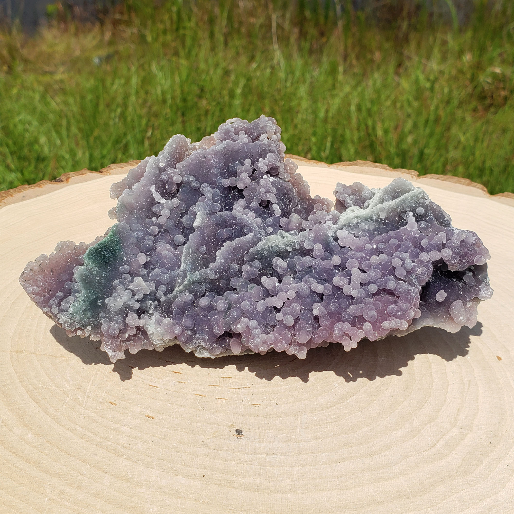 Grape Agate Cluster - Crystal Vaults