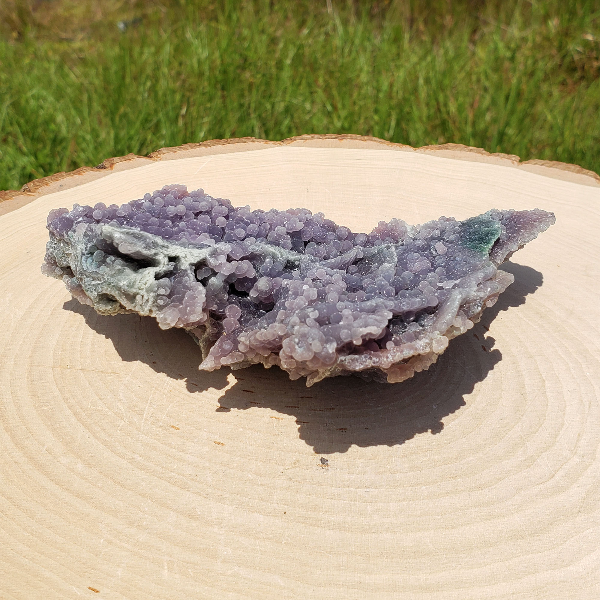 Grape Agate Cluster - Crystal Vaults