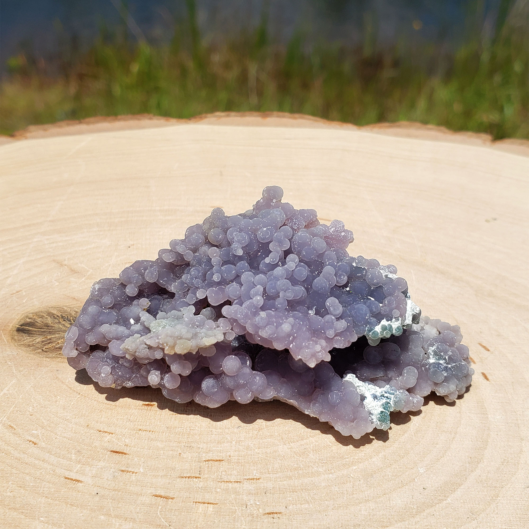 Grape Agate Cluster - Crystal Vaults