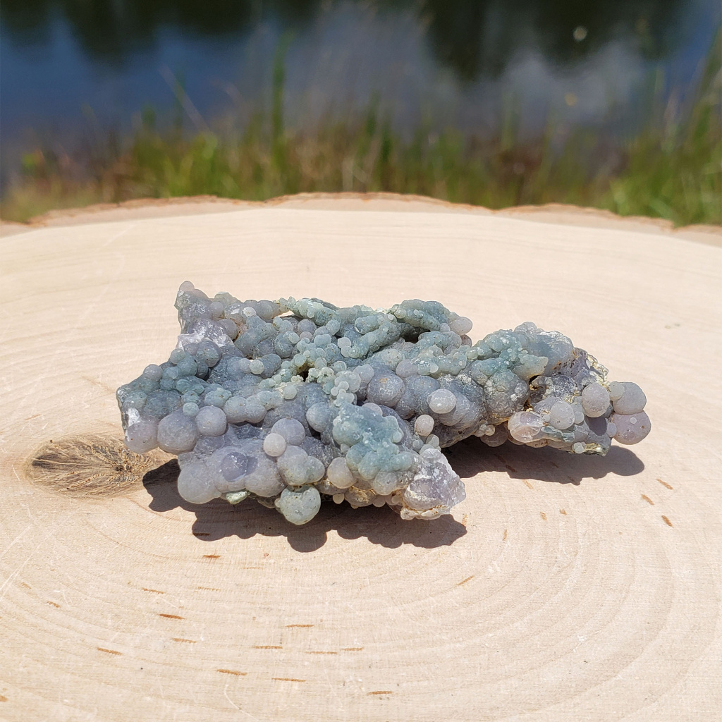 Grape Agate Cluster - Crystal Vaults