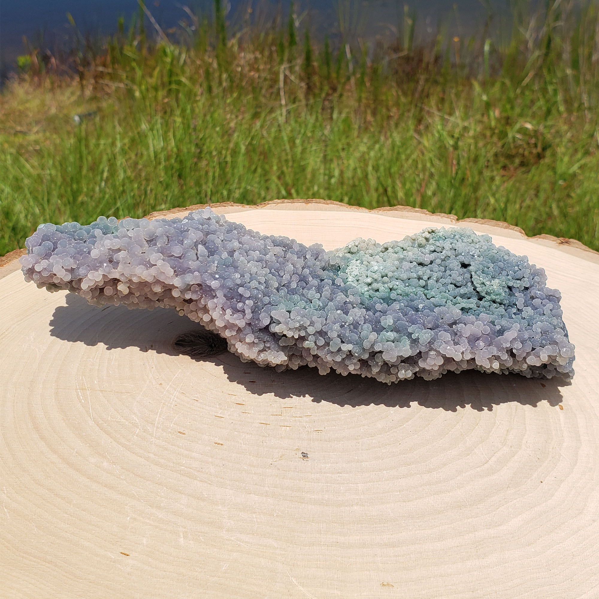 Grape Agate Cluster - Crystal Vaults