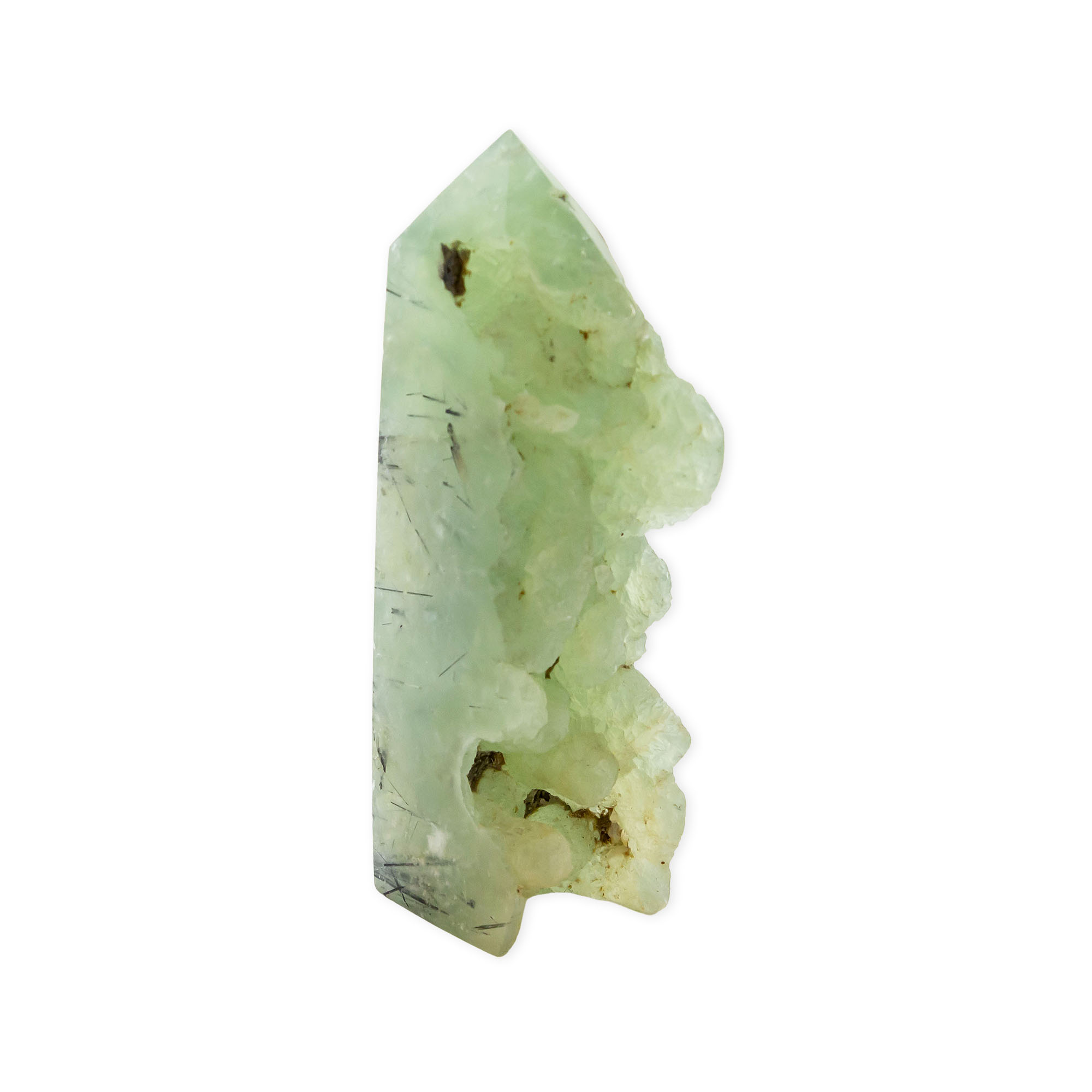 Natural Prehnite Tower - Crystal Vaults