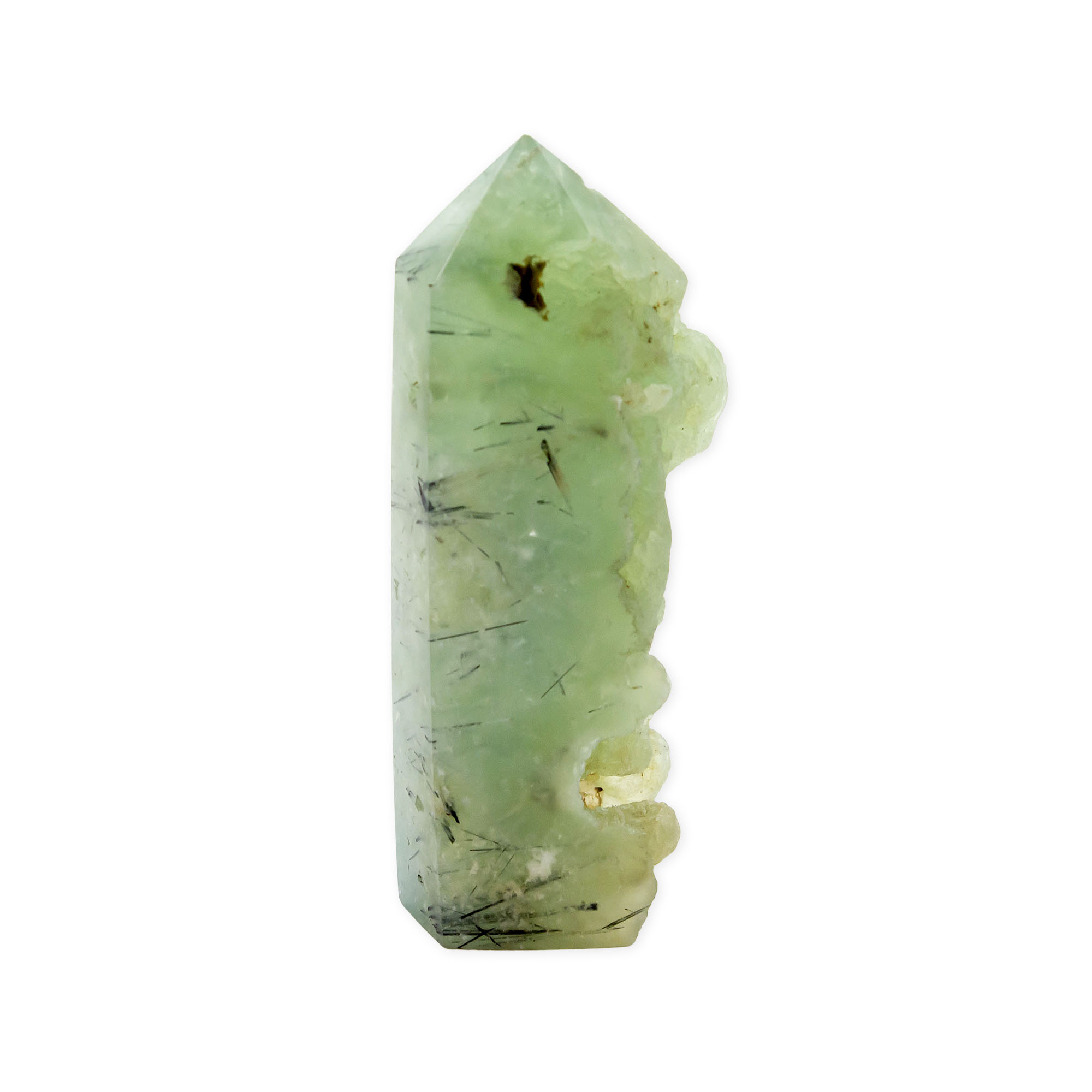 Natural Prehnite Tower - Crystal Vaults