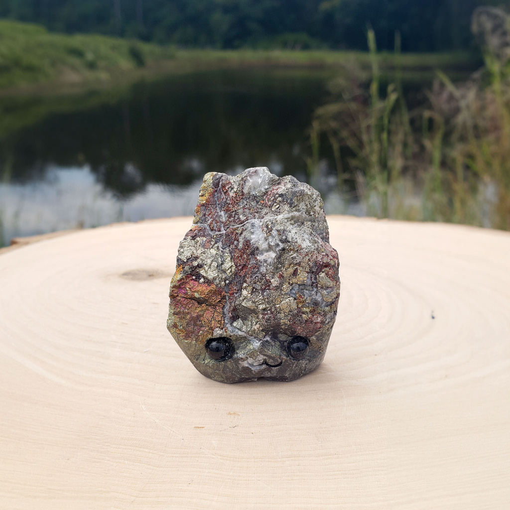 Peacock Ore Crystal Pet - Crystal Vaults