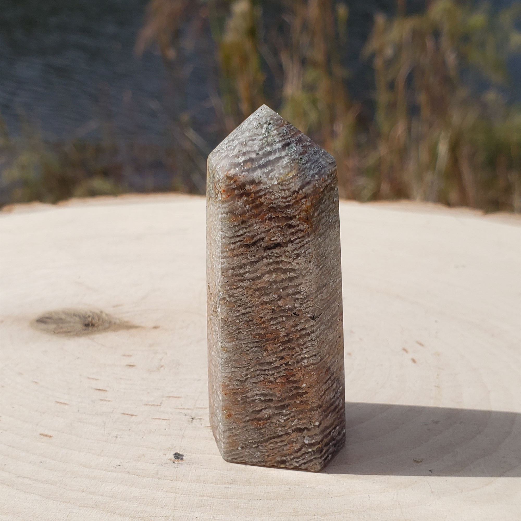 Thousand Layer Quartz Point - Crystal Vaults