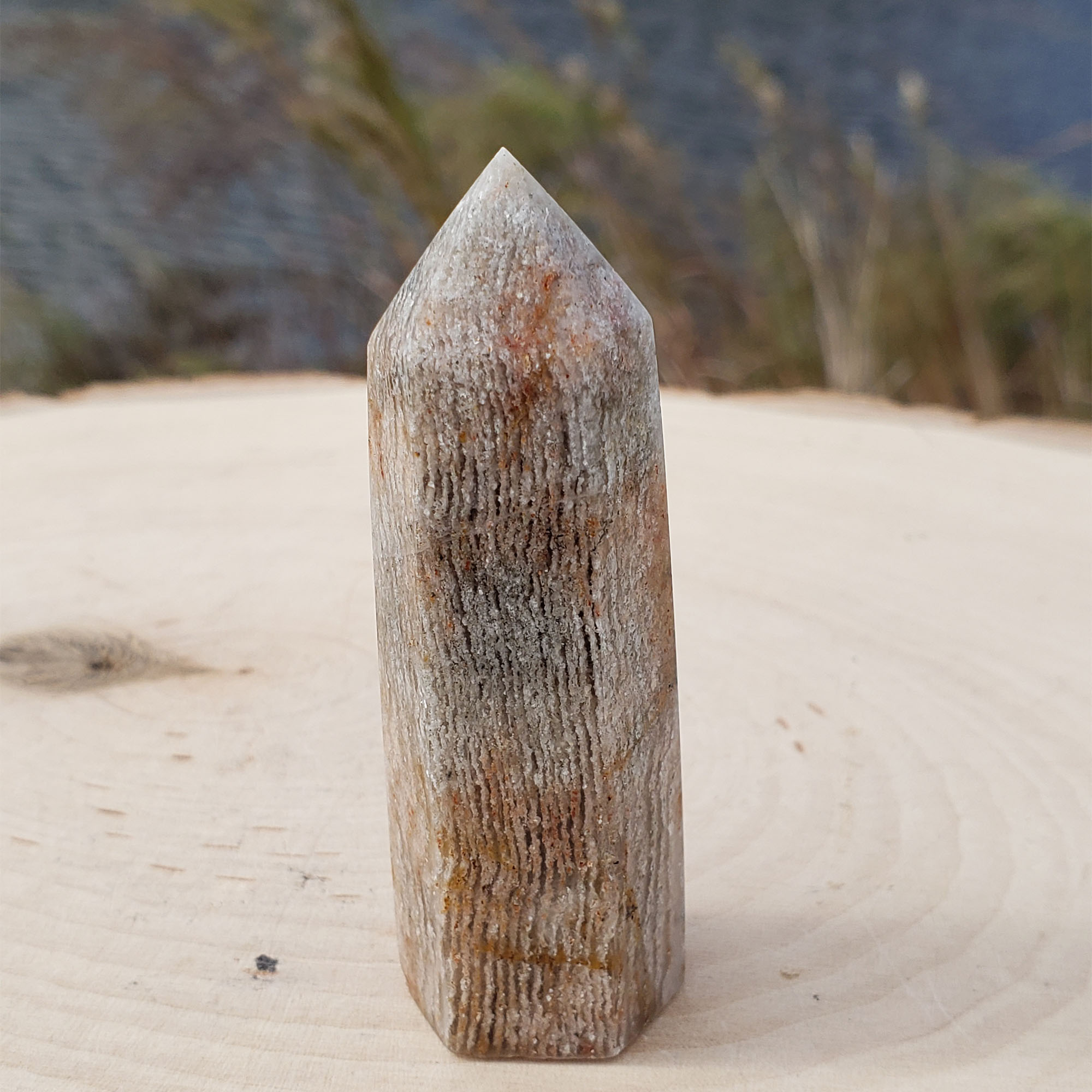 Thousand Layer Quartz Point - Crystal Vaults