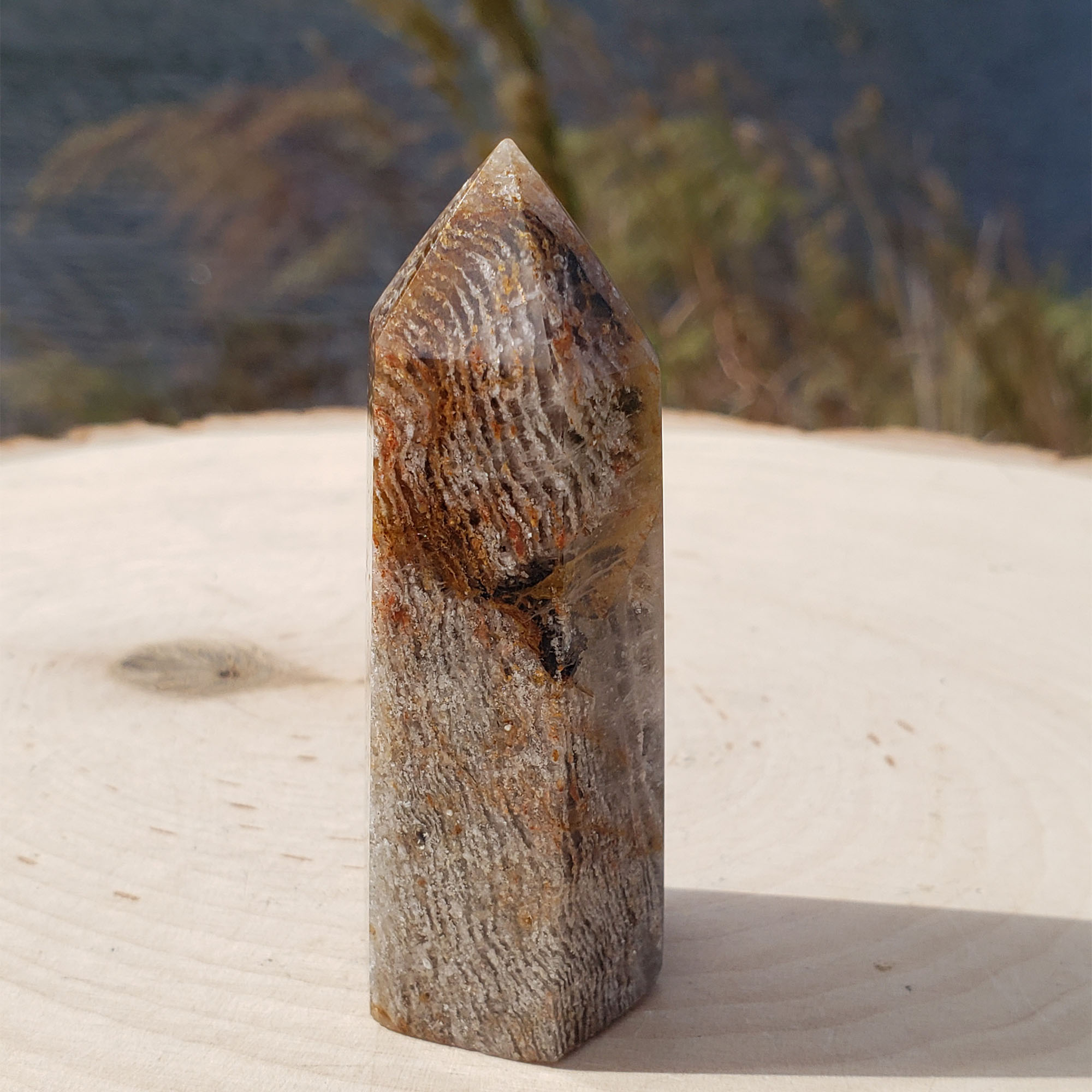 Thousand Layer Quartz Point - Crystal Vaults