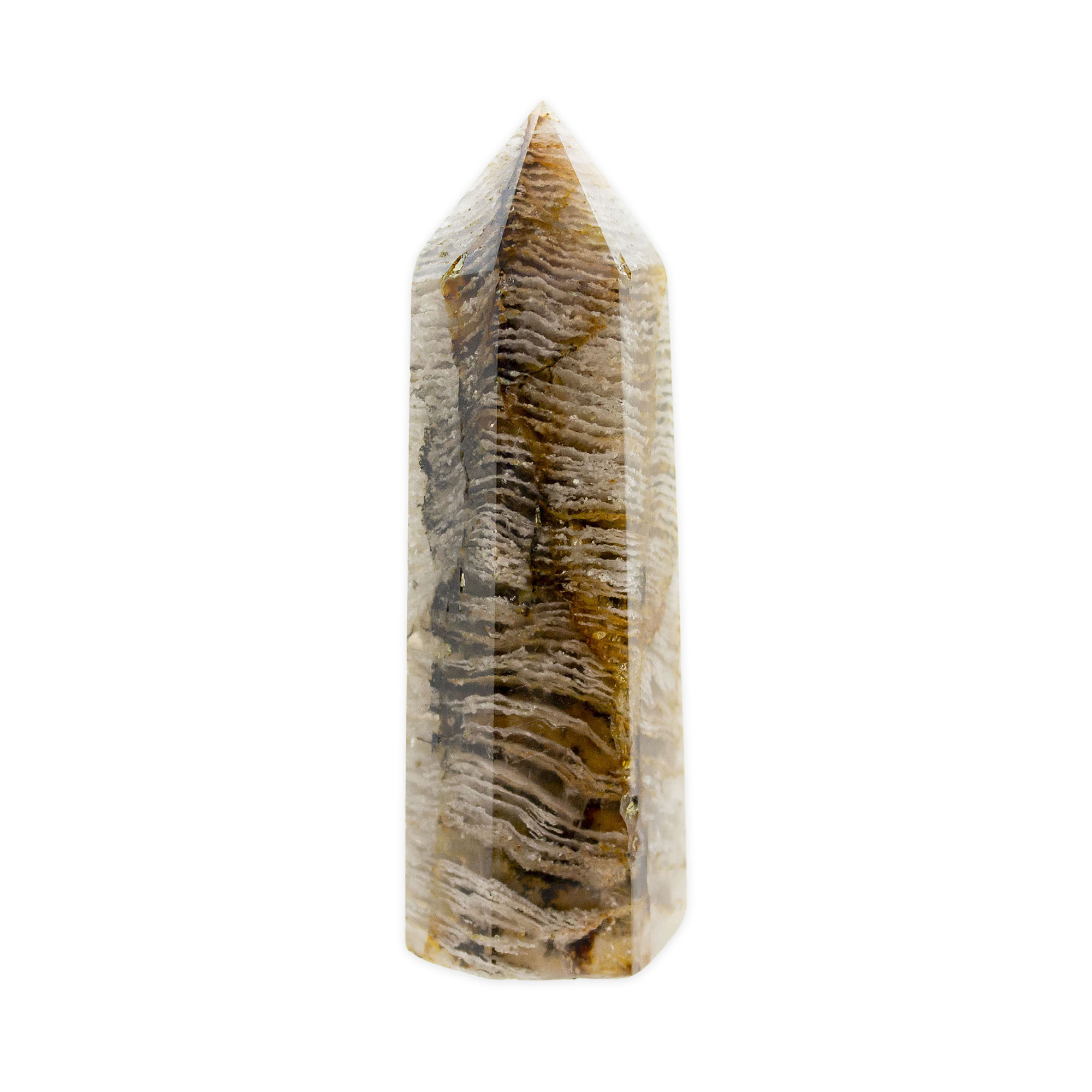 Thousand Layer Quartz Point - Crystal Vaults