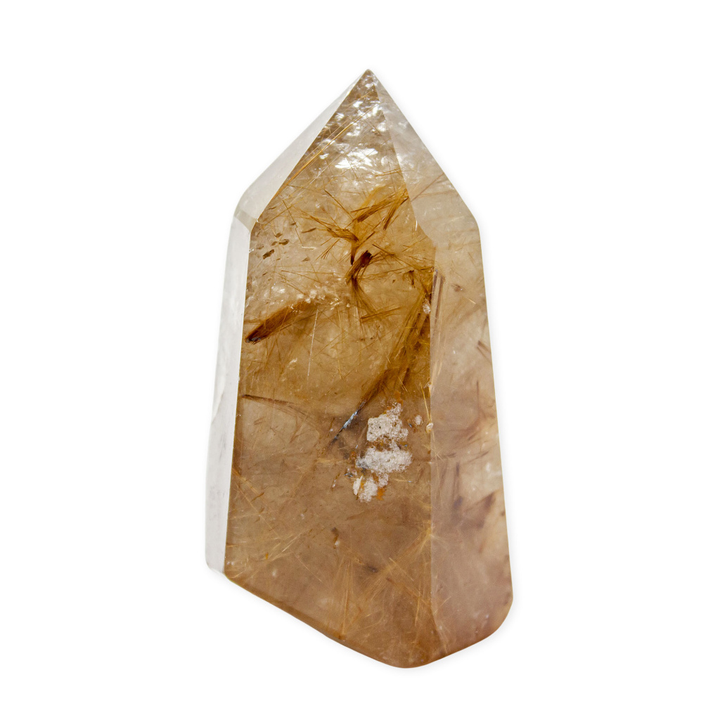 Rutilated Quartz Point - Crystal Vaults