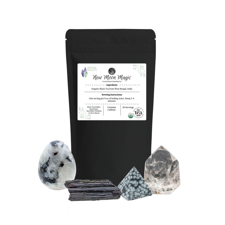 “New Moon Magic” – A Crystal Infused Tea of Success in New Beginnings ...