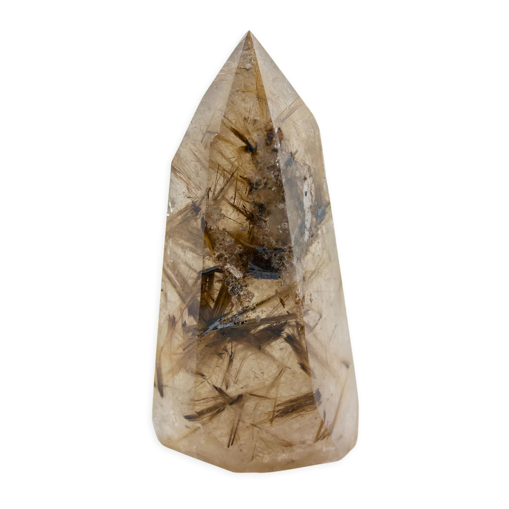 Rutilated Quartz Point - Crystal Vaults