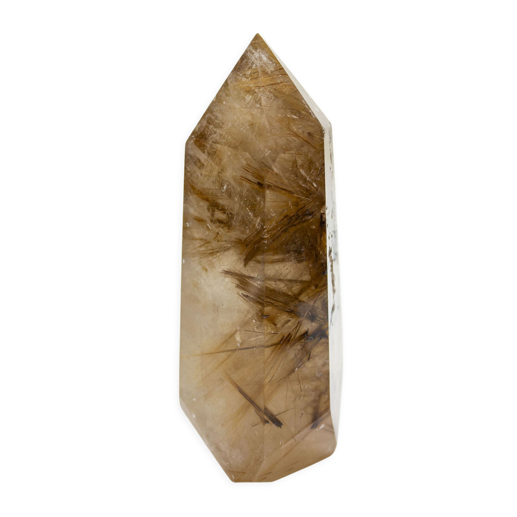 Rutilated Quartz Point - Crystal Vaults
