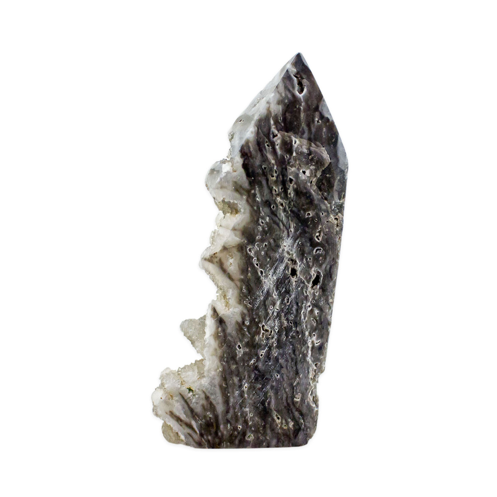 Black Sphalerite Point - Crystal Vaults