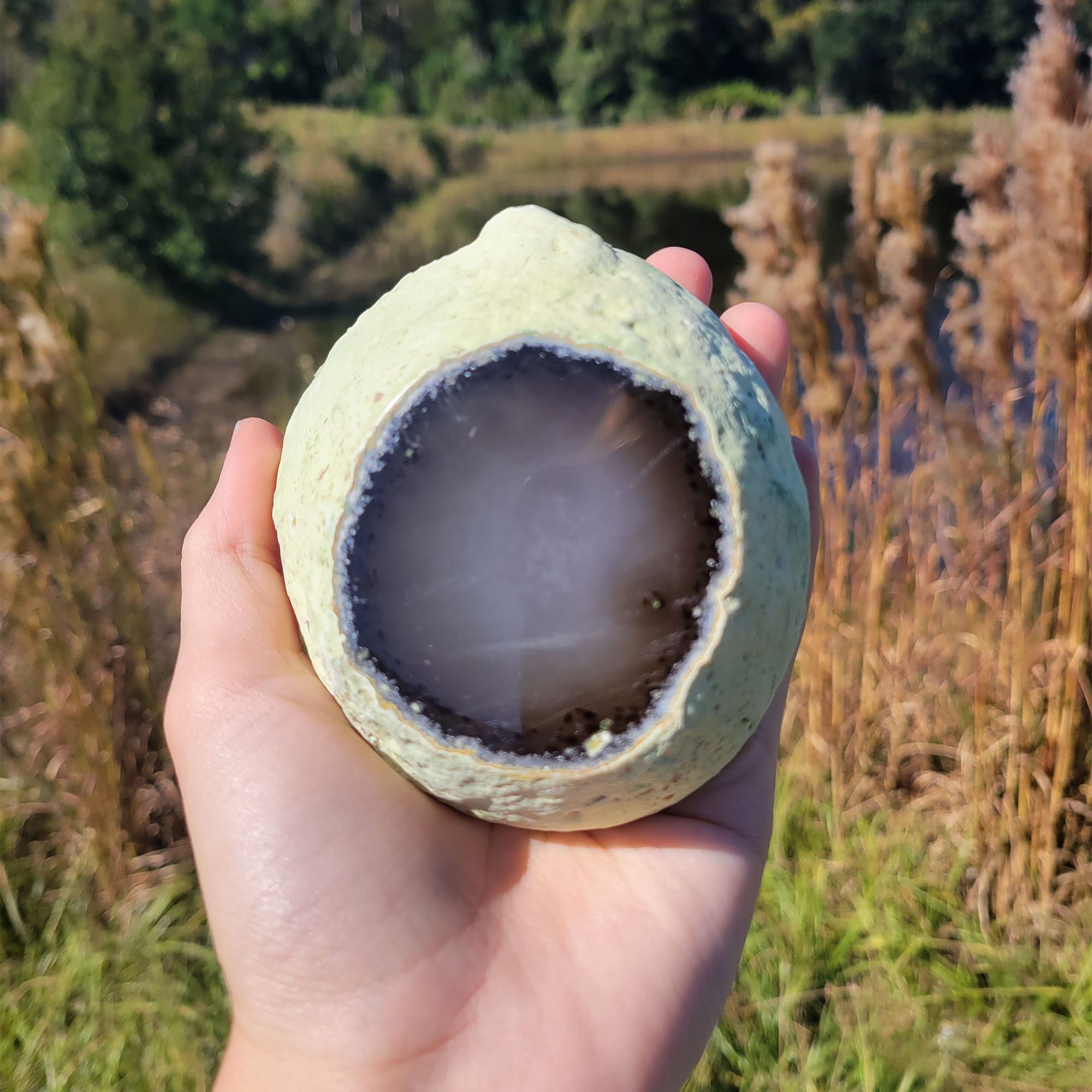 Natural Enhydro Agate - Crystal Vaults