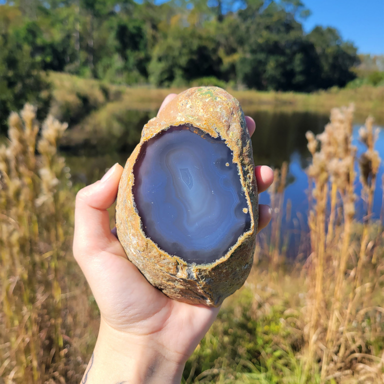 Natural Enhydro Agate - Crystal Vaults