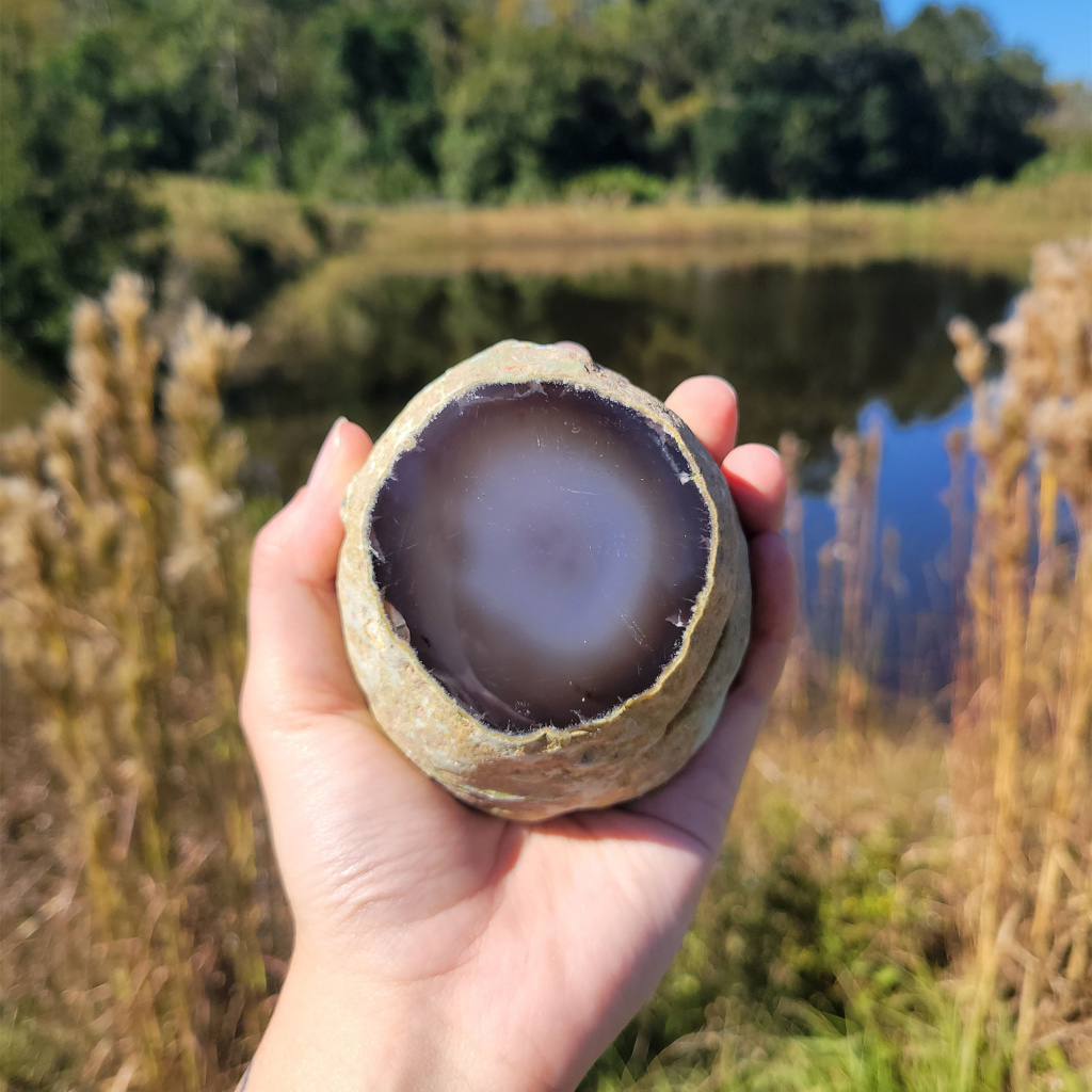 Natural Enhydro Agate - Crystal Vaults