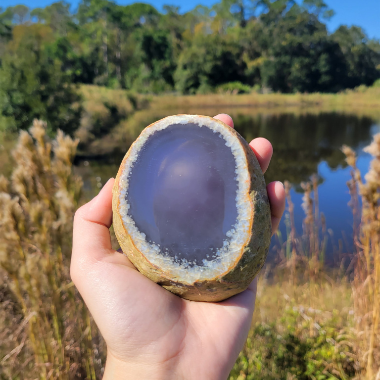 Natural Enhydro Agate - Crystal Vaults