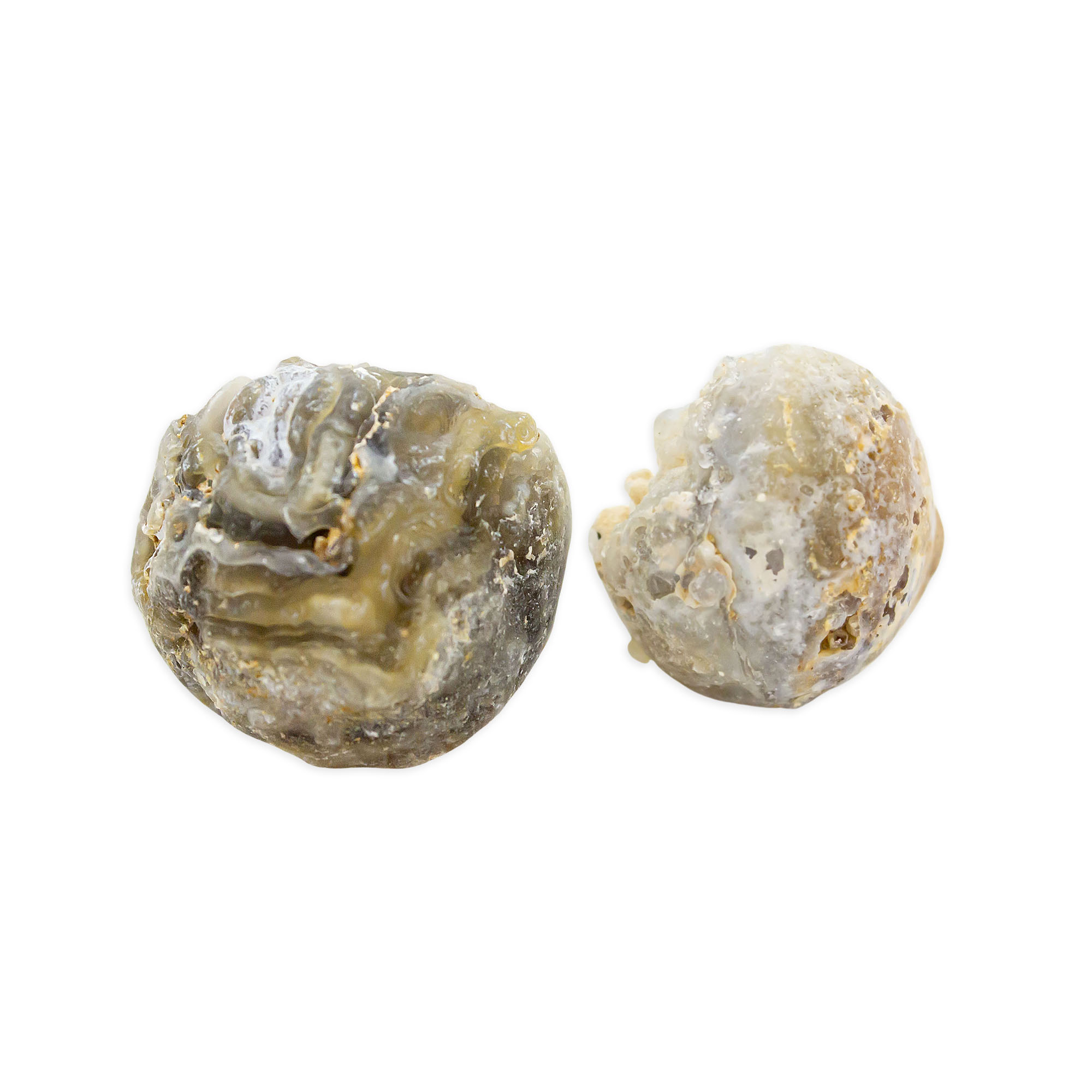 Perfectly Imperfect - Druzy Agate Geode Pair - Crystal Vaults