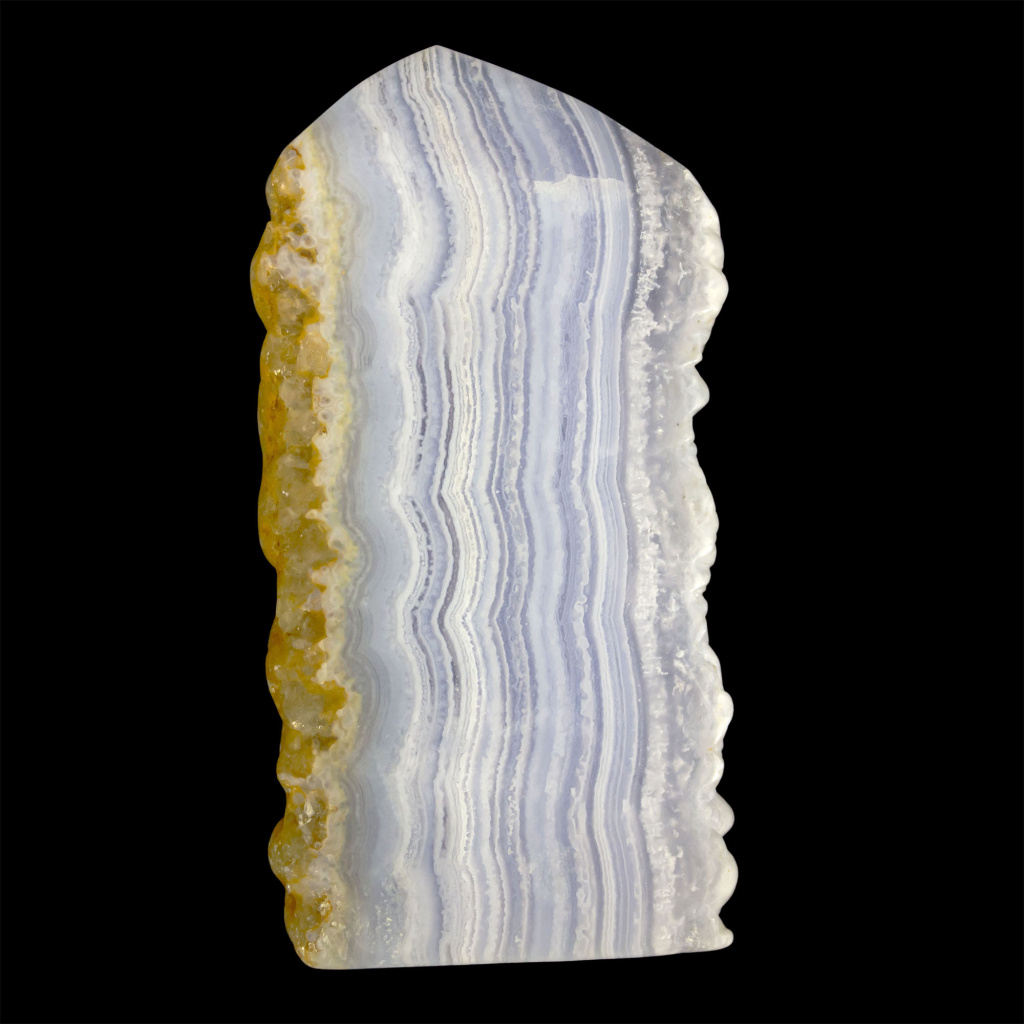 Blue Lace Agate Slab Point - Crystal Vaults