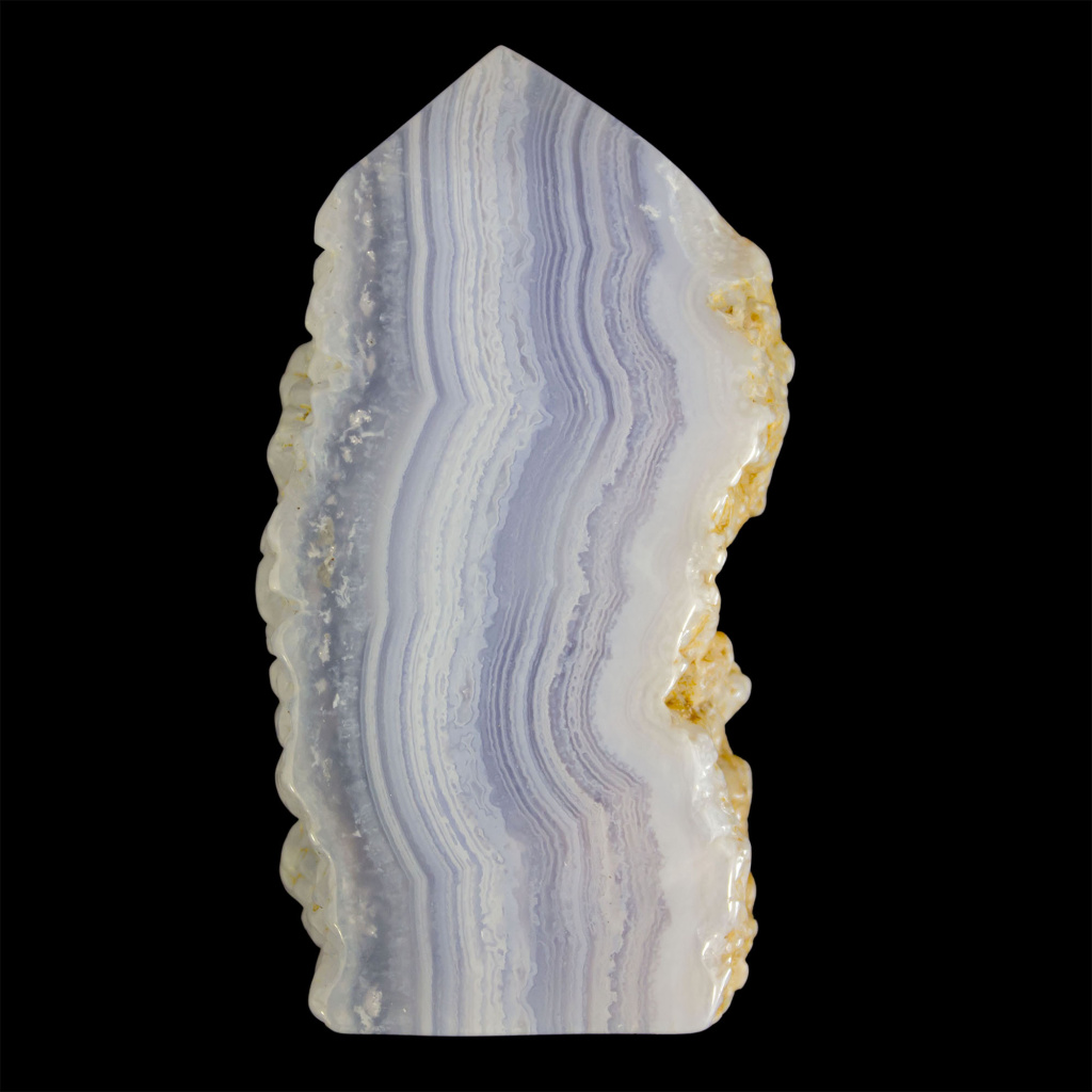 Blue Lace Agate Slab Point - Crystal Vaults
