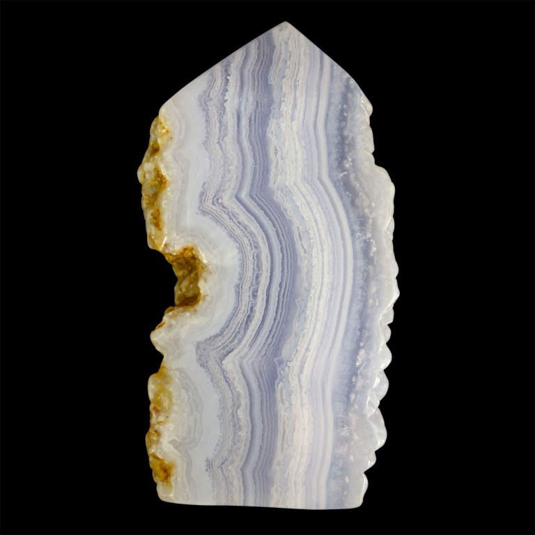 Blue Lace Agate Slab Point - Crystal Vaults
