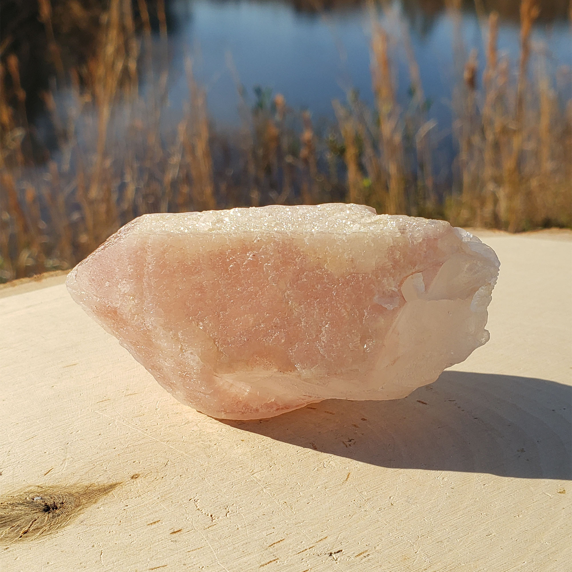 Pink Dreamsicle Lemurian Crystal - Crystal Vaults