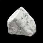 Top Polished Howlite Point - Crystal Vaults