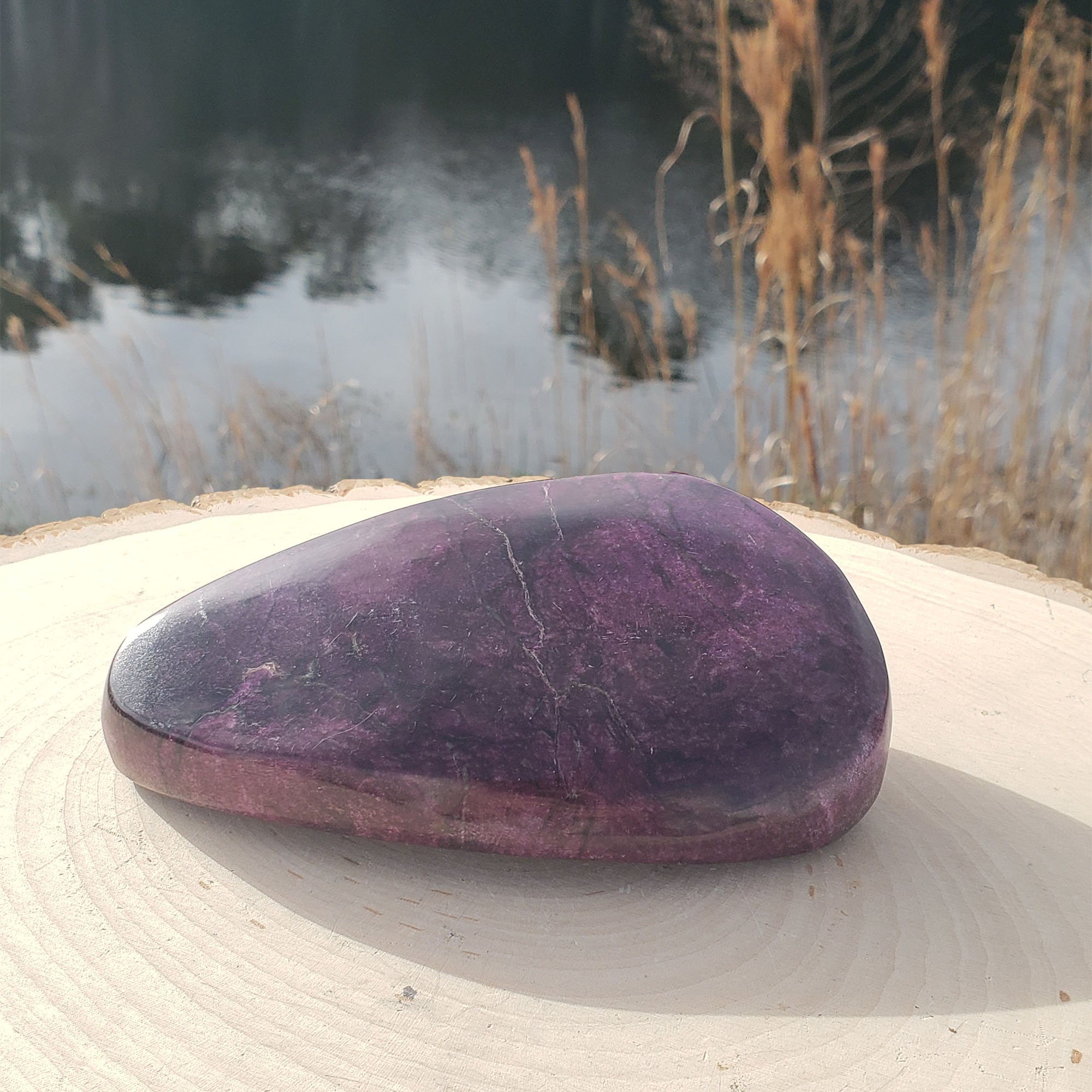 Polished Stichtite Freeform - Crystal Vaults