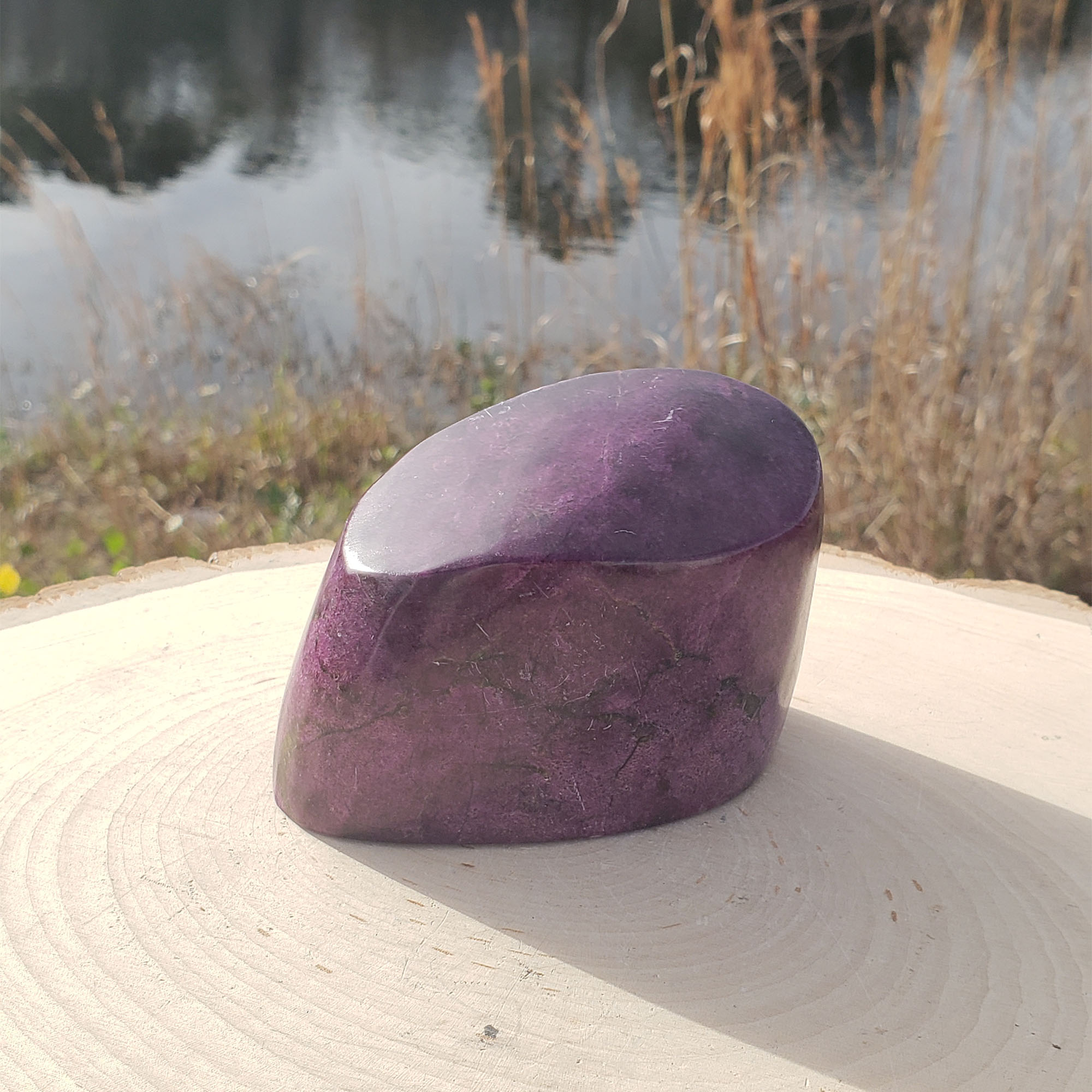 Polished Stichtite Freeform - Crystal Vaults
