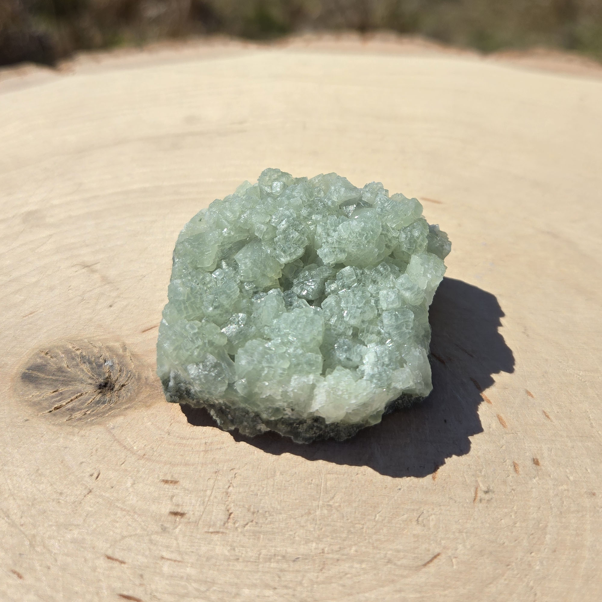 Prehnite Cluster - Crystal Vaults
