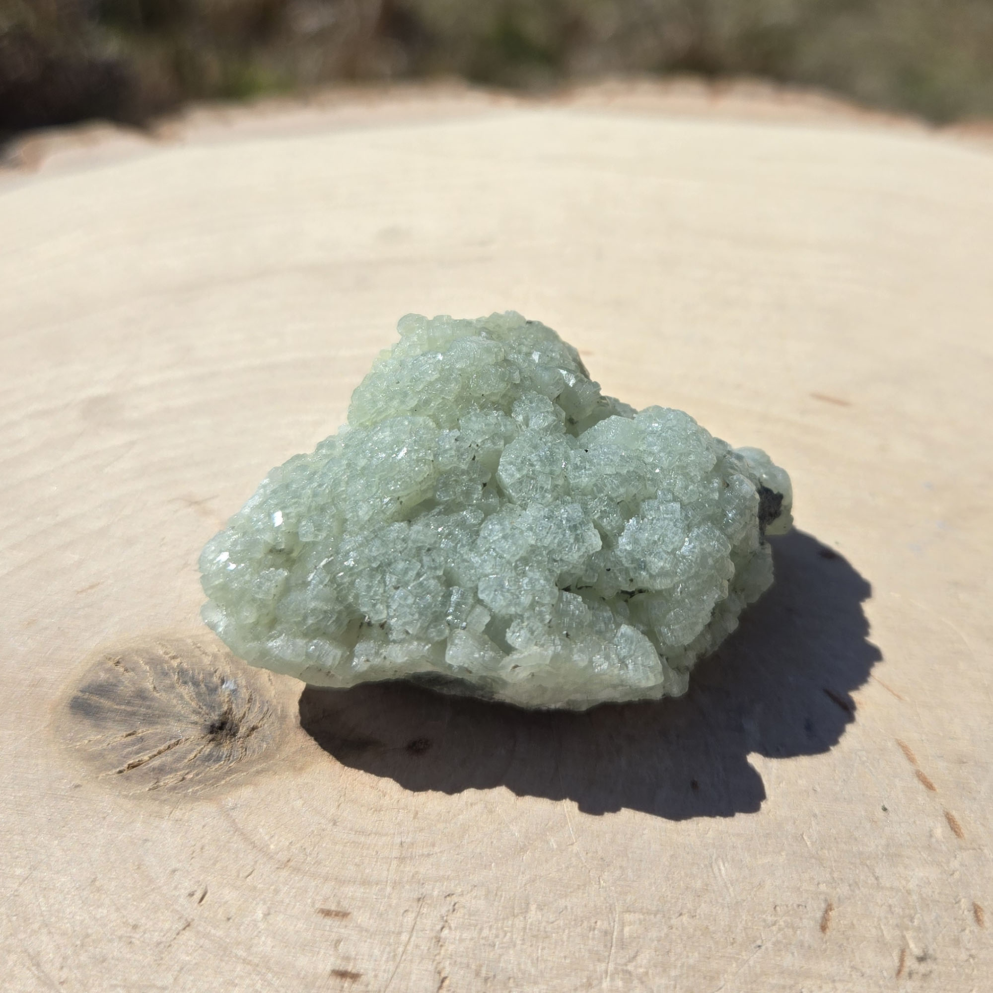 Prehnite Cluster - Crystal Vaults