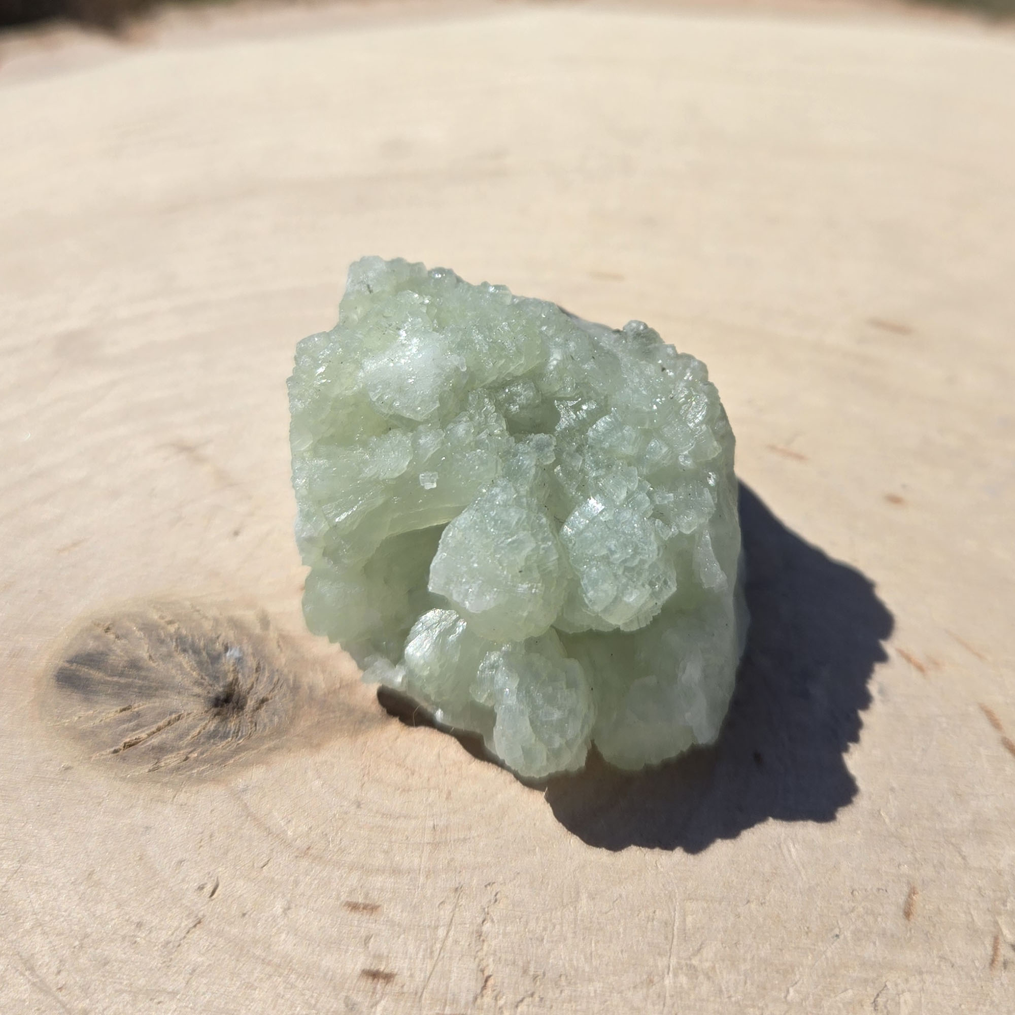 Prehnite Cluster - Crystal Vaults