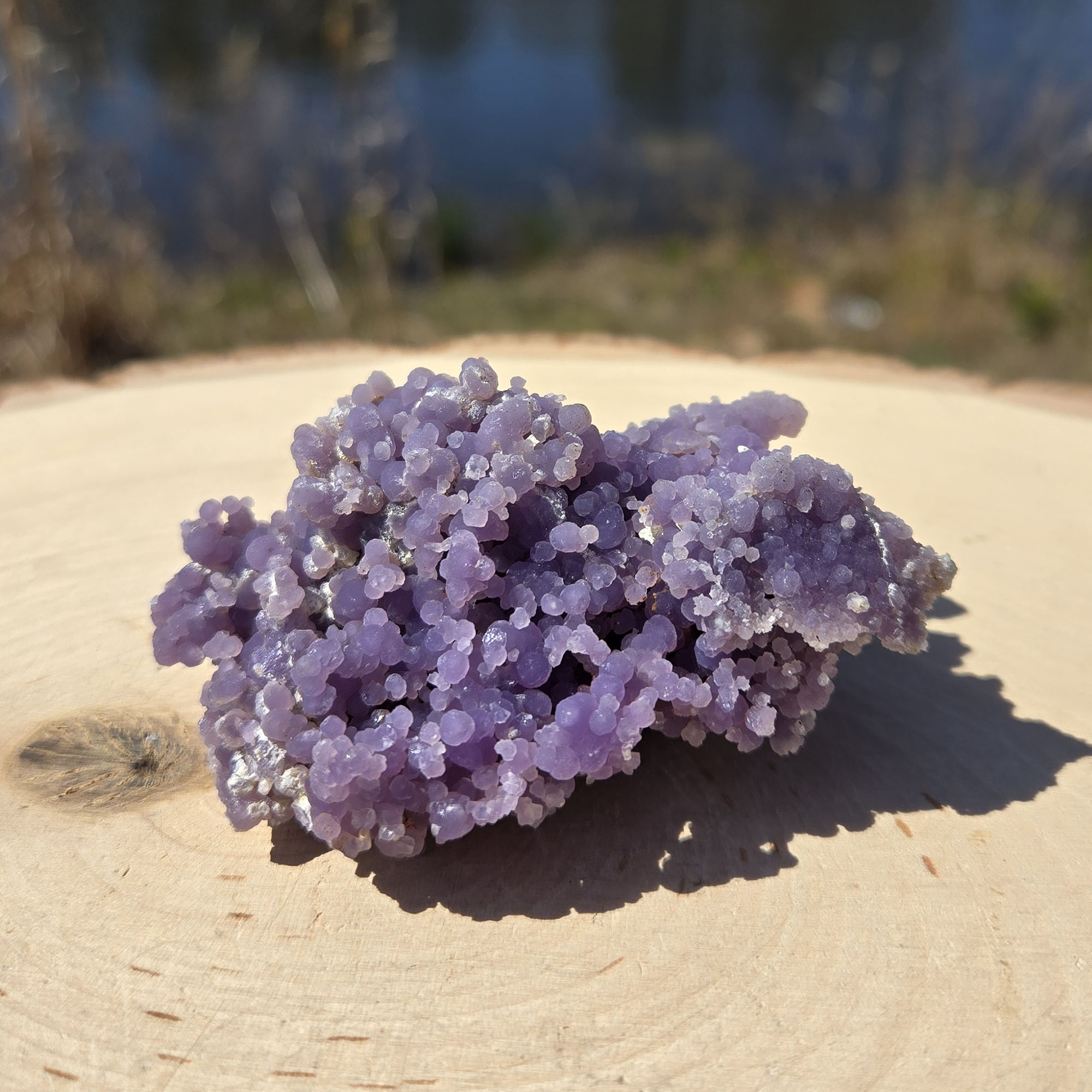 Grape Agate Cluster - Crystal Vaults