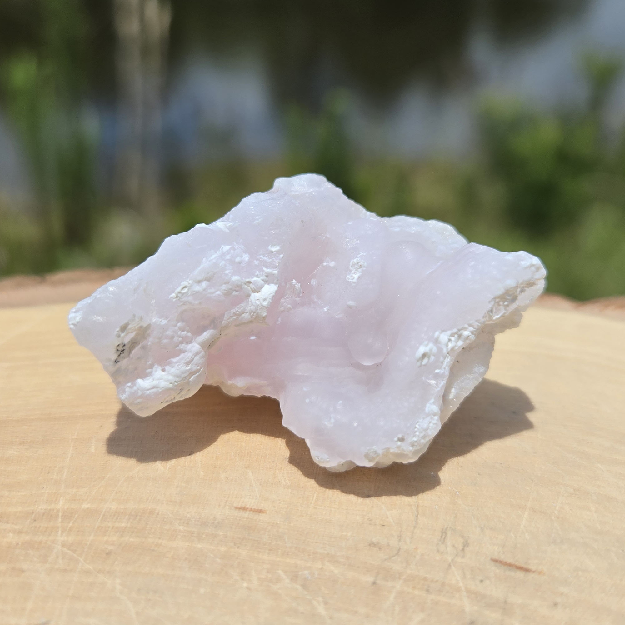 Pink Chalcedony Crystal - Crystal Vaults