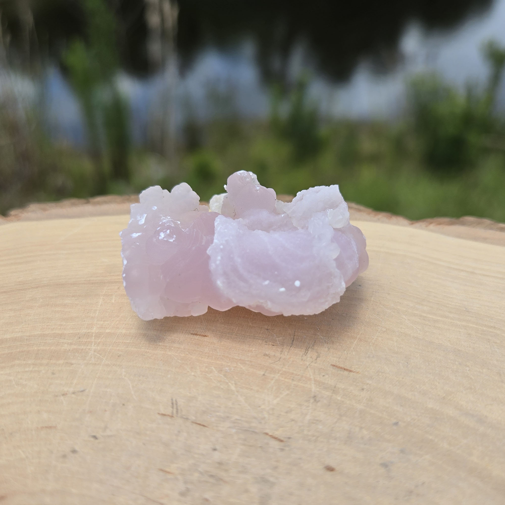 Pink Chalcedony Crystal - Crystal Vaults