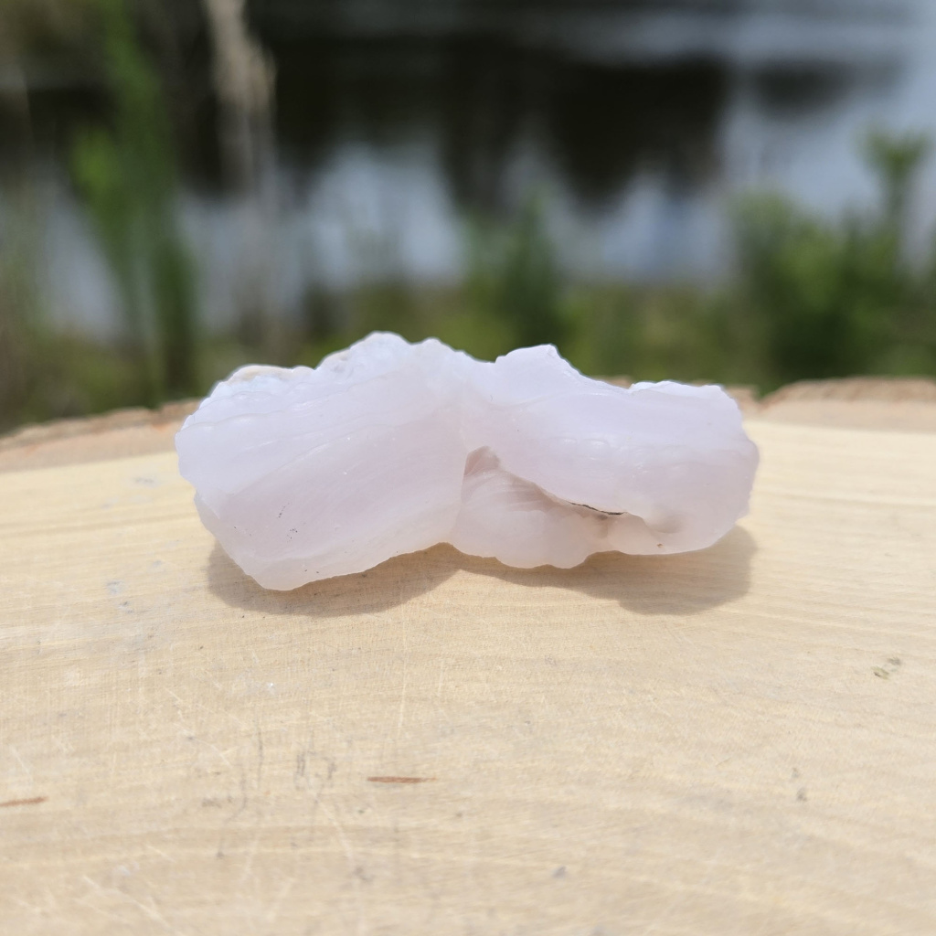 Pink Chalcedony Crystal - Crystal Vaults