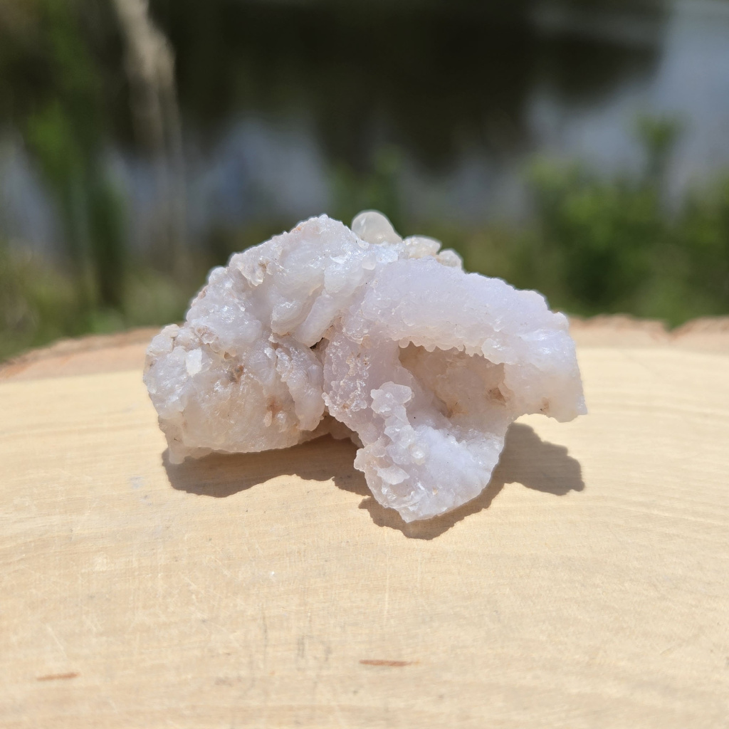 Pink Chalcedony Crystal - Crystal Vaults