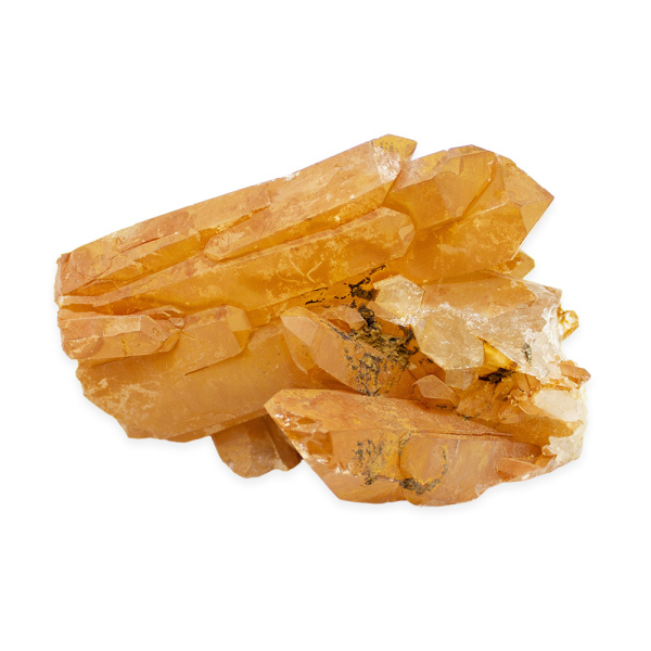 Tangerine Quartz Cluster - Crystal Vaults