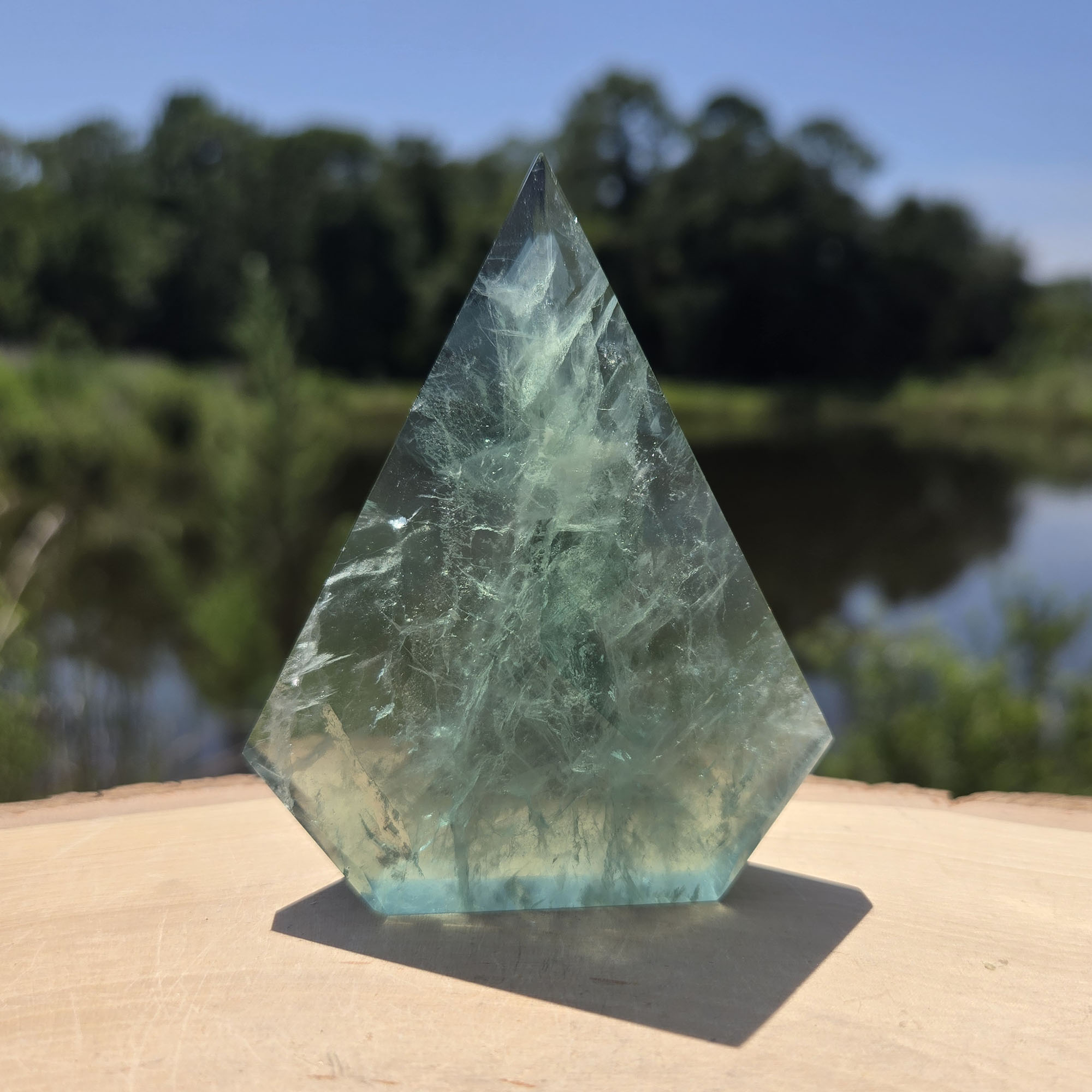 Green Fluorite Arrowhead - Crystal Vaults
