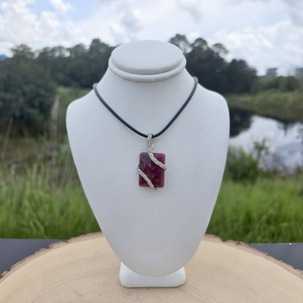 ‘Crown of Success’ Eudialyte Pendant - Crystal Vaults