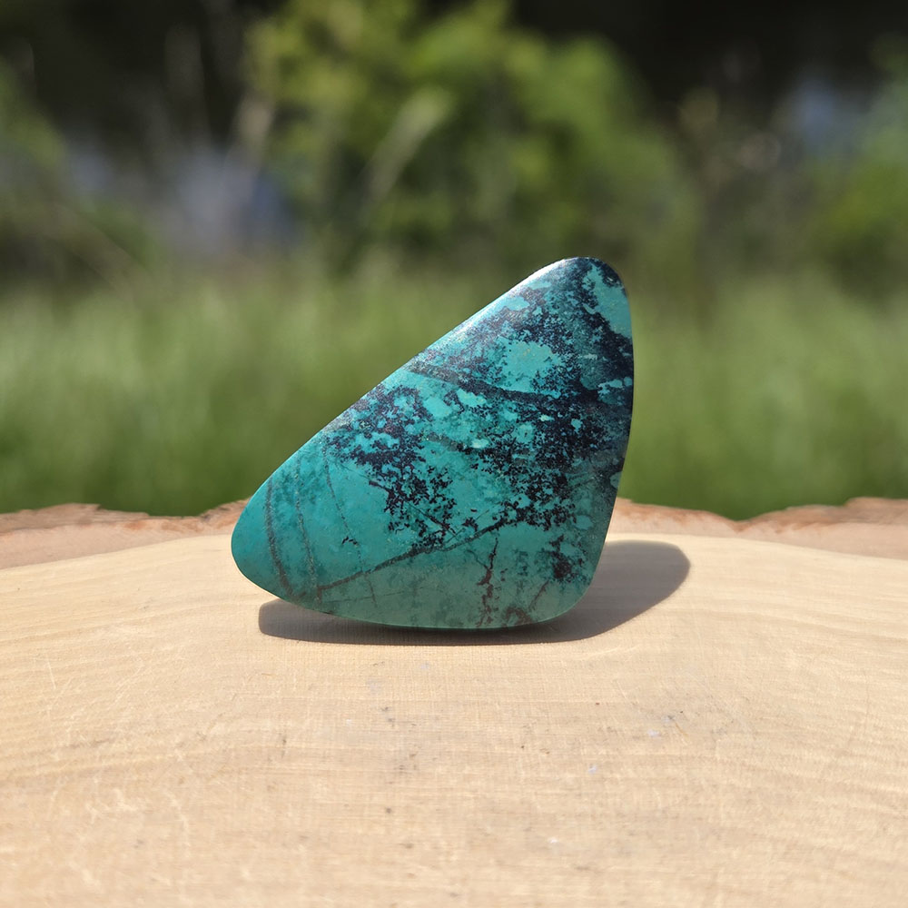 Chrysocolla Cabochon - Crystal Vaults