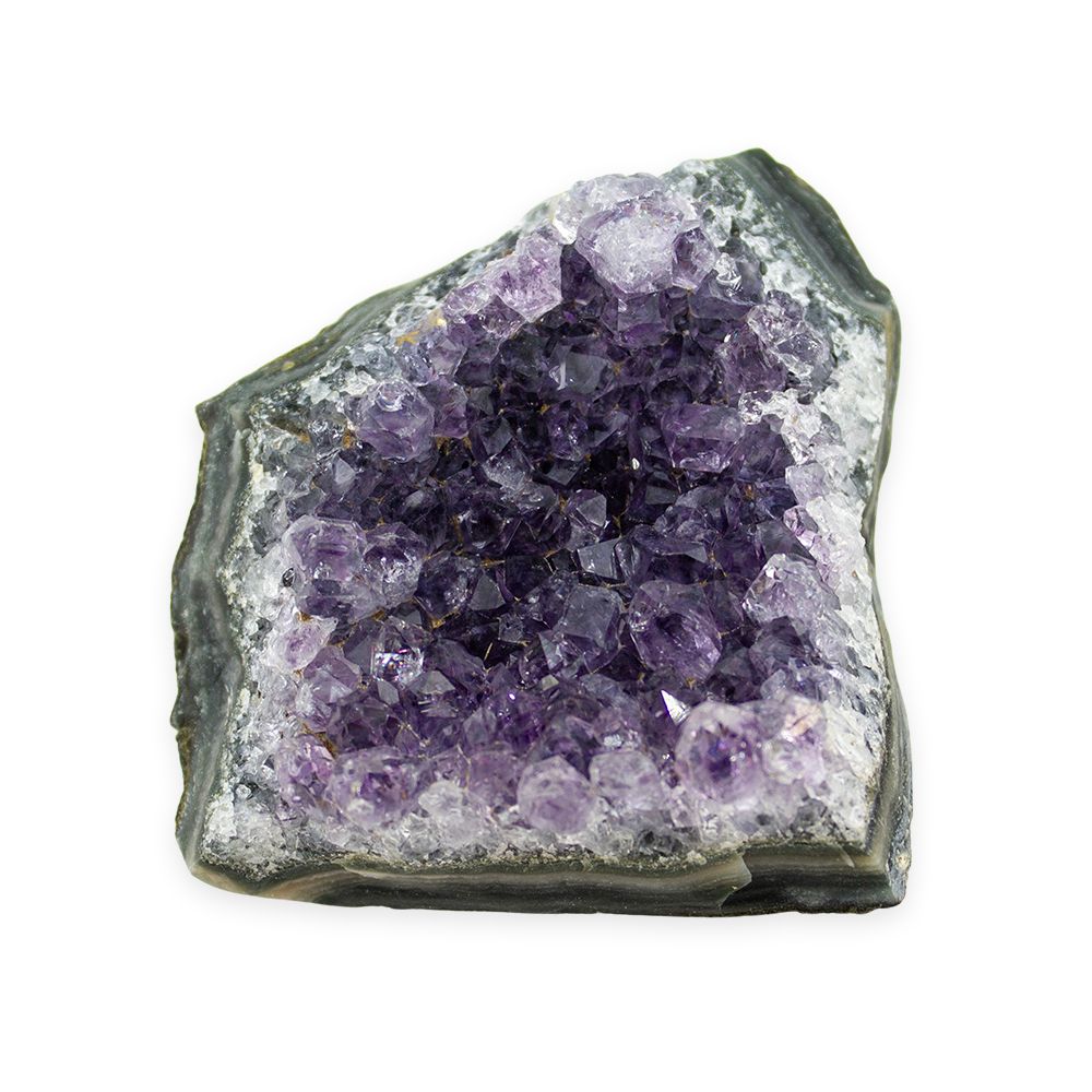 Dark Amethyst Druzy Cluster - Crystal Vaults