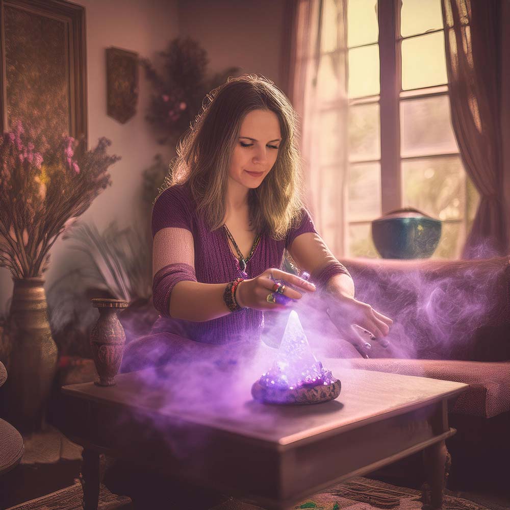 The Violet Flame: Unlocking Transformation and Healing - Crystal Vaults
