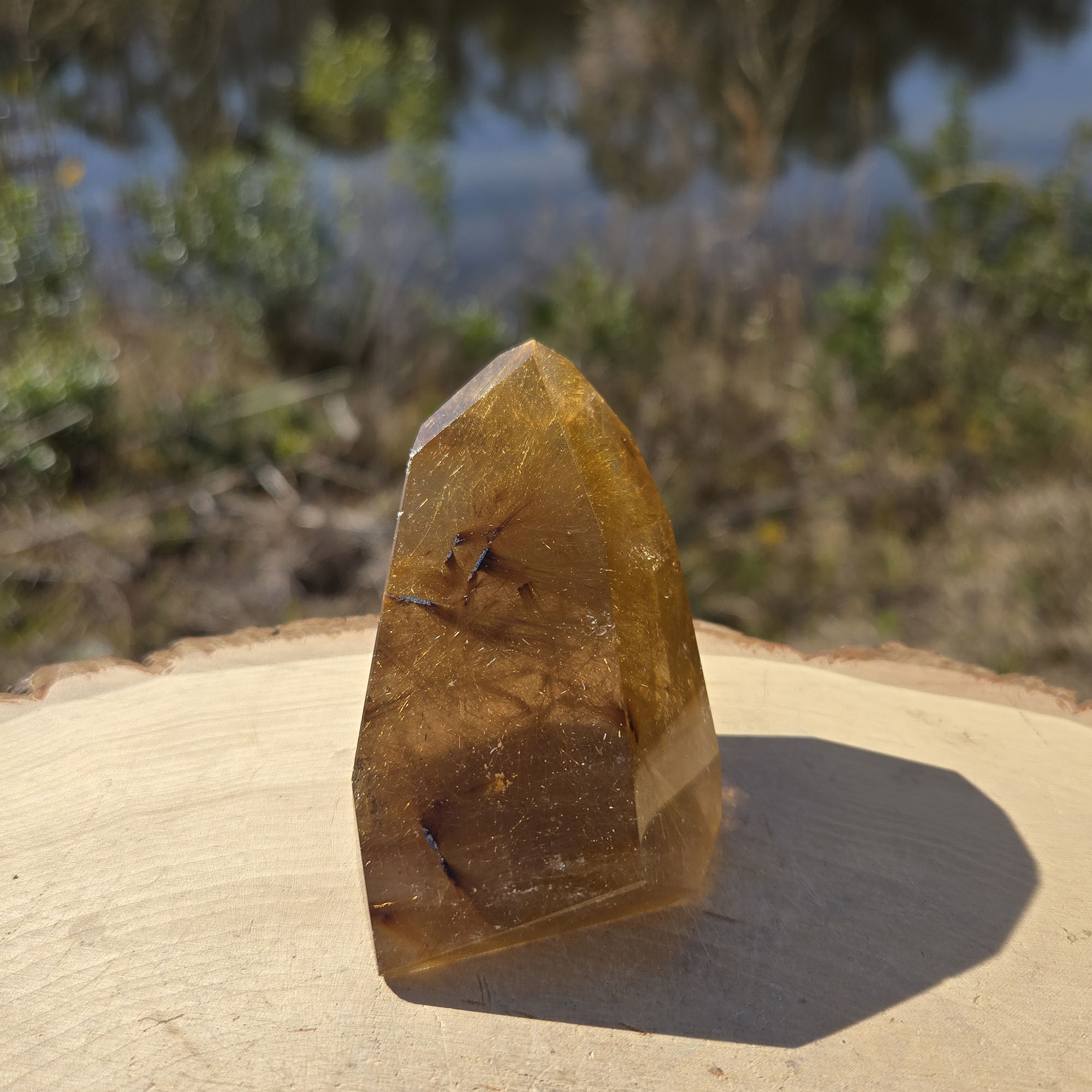 Rutilated Quartz Freeform - Crystal Vaults