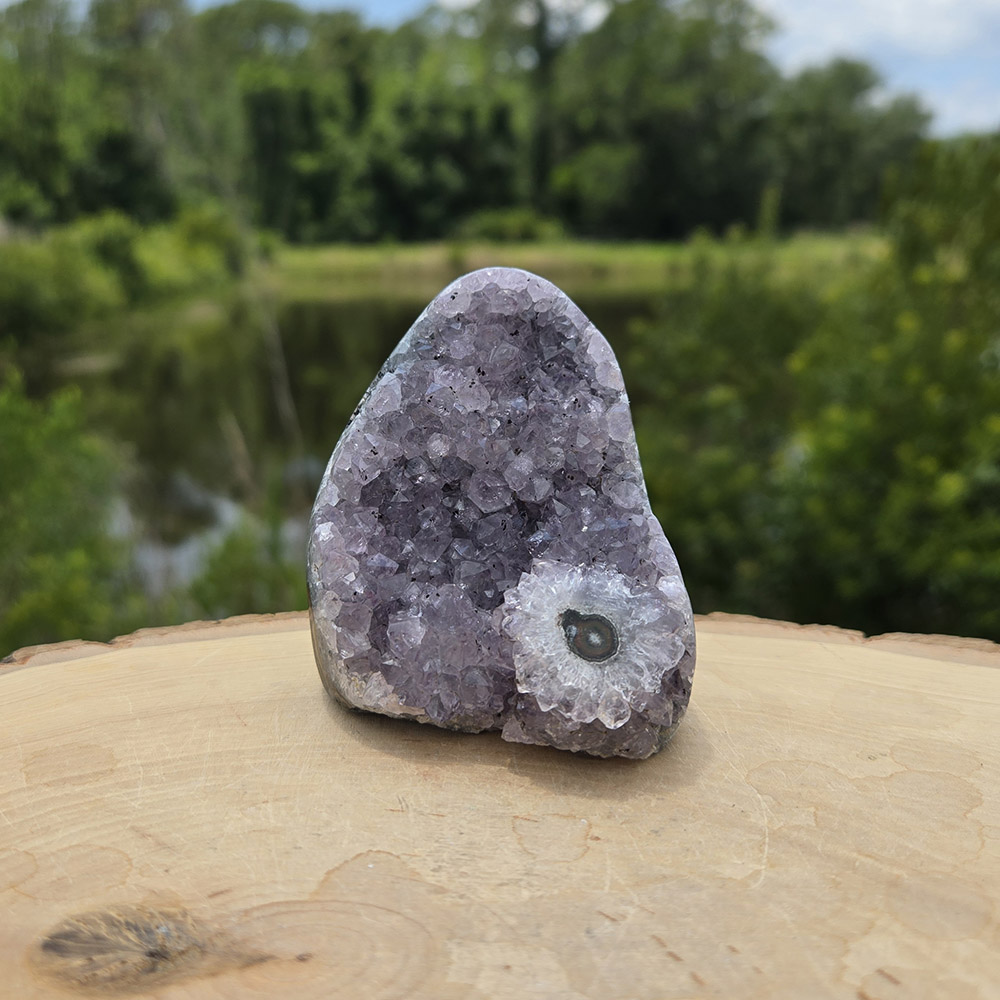 Uruguay Amethyst Display Piece - Crystal Vaults