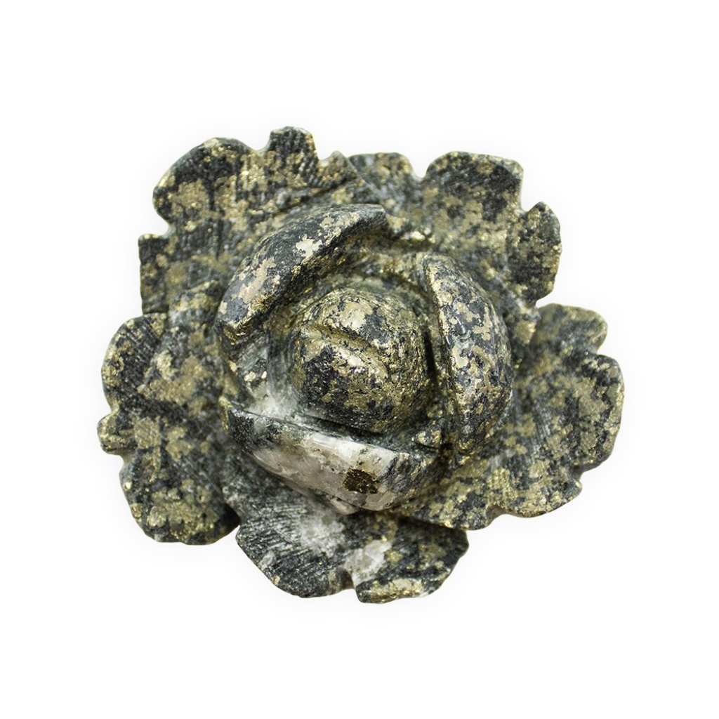 Black Pyrite Flower - Crystal Vaults